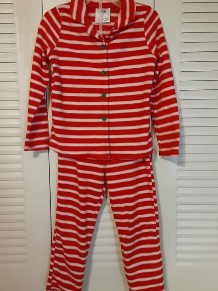 Pajamas | Red And White Striped Pajama Set | Poshmark